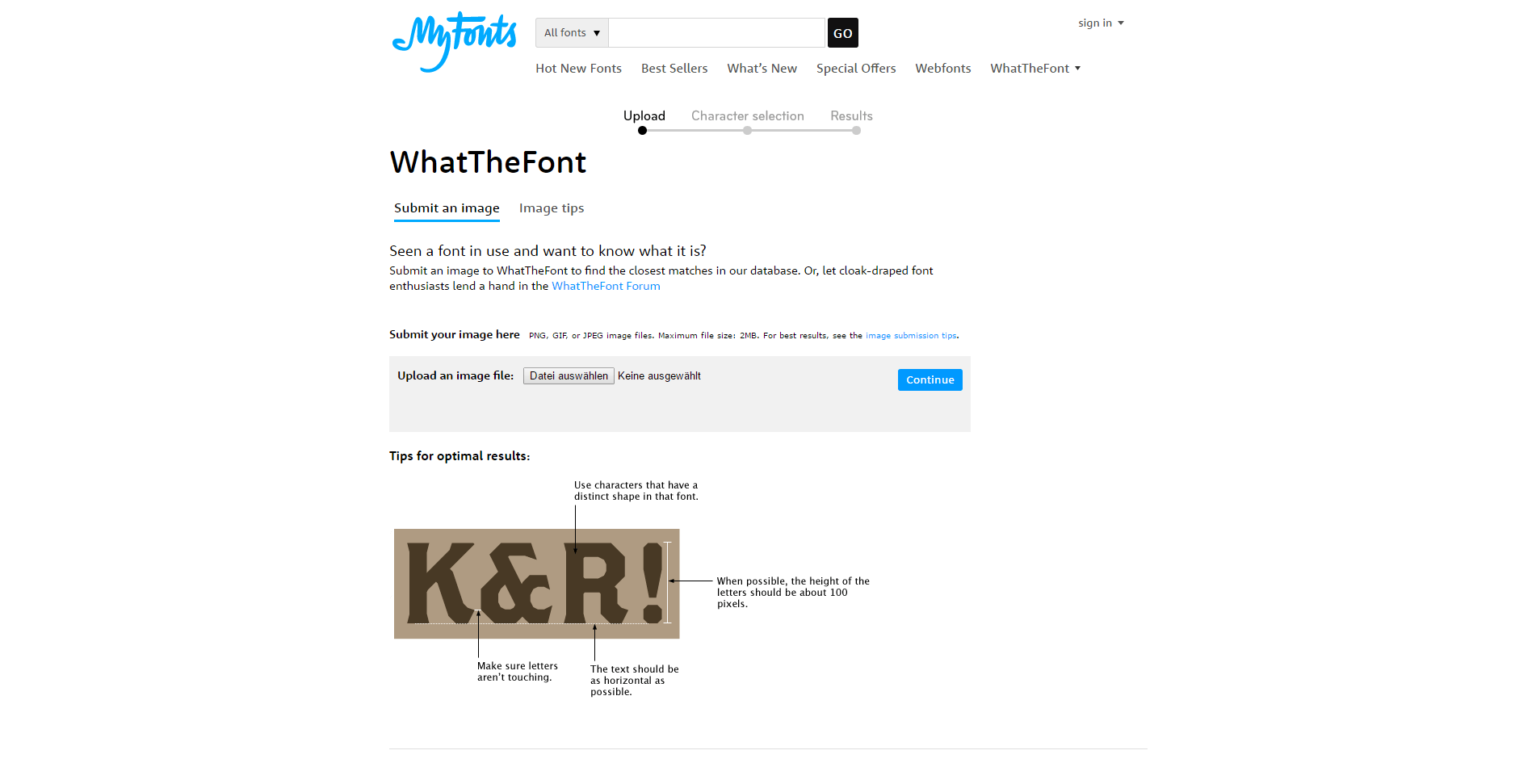 Schriftarten erkennen: Diese Online Tools finden jeden Font